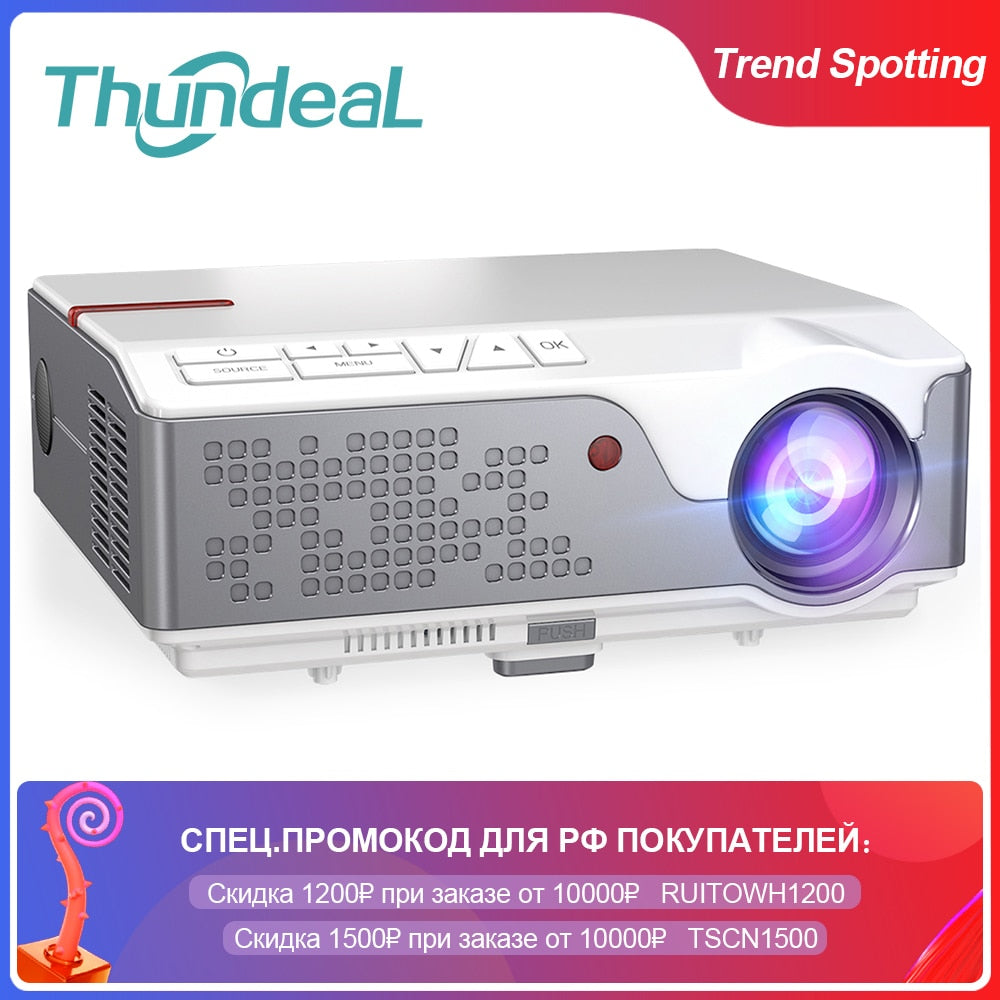 ThundeaL Full HD 1080P Projector TD96 TD96W Android WiFi LED Proyector ...